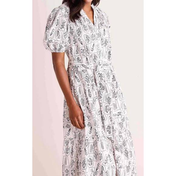 Pinch | Dresses | New Pinch Spring Tiered Midi Dress In White | Poshmark